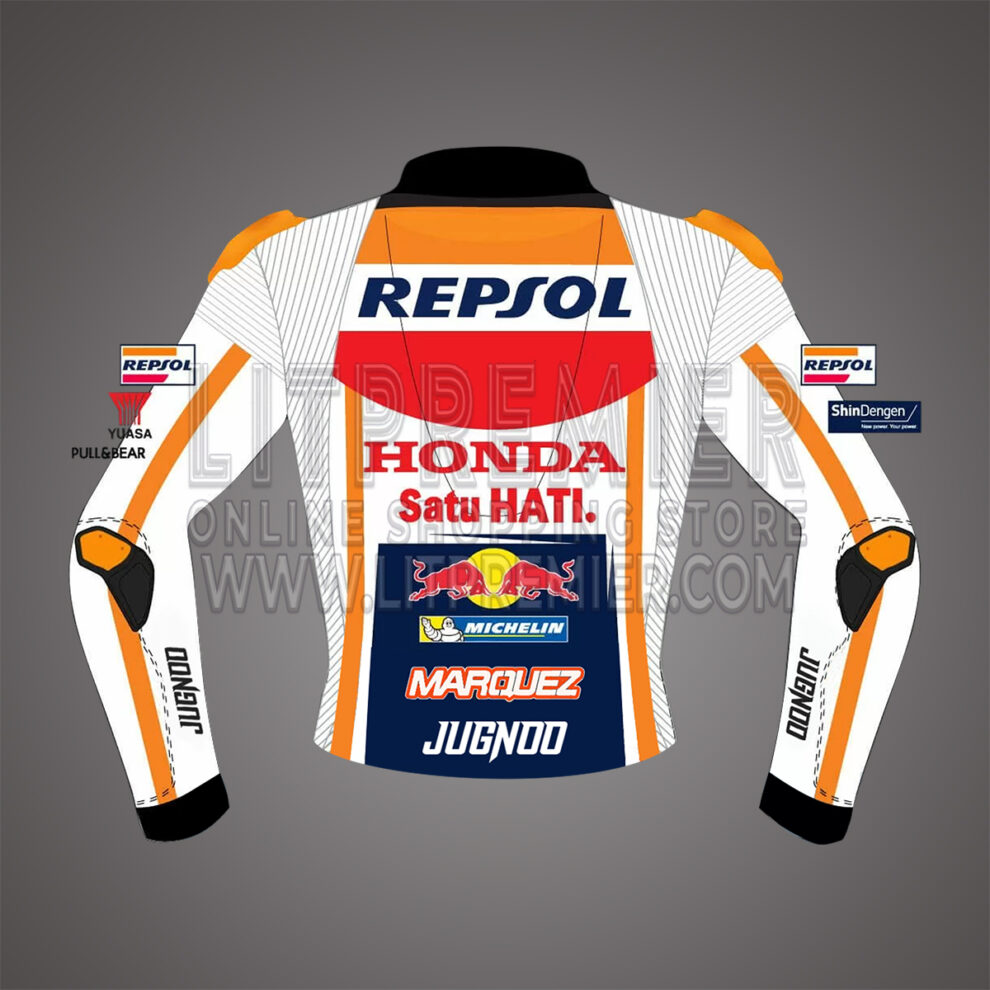 Honda Marc Marquez Moto leather Jacket MotoGP 2022